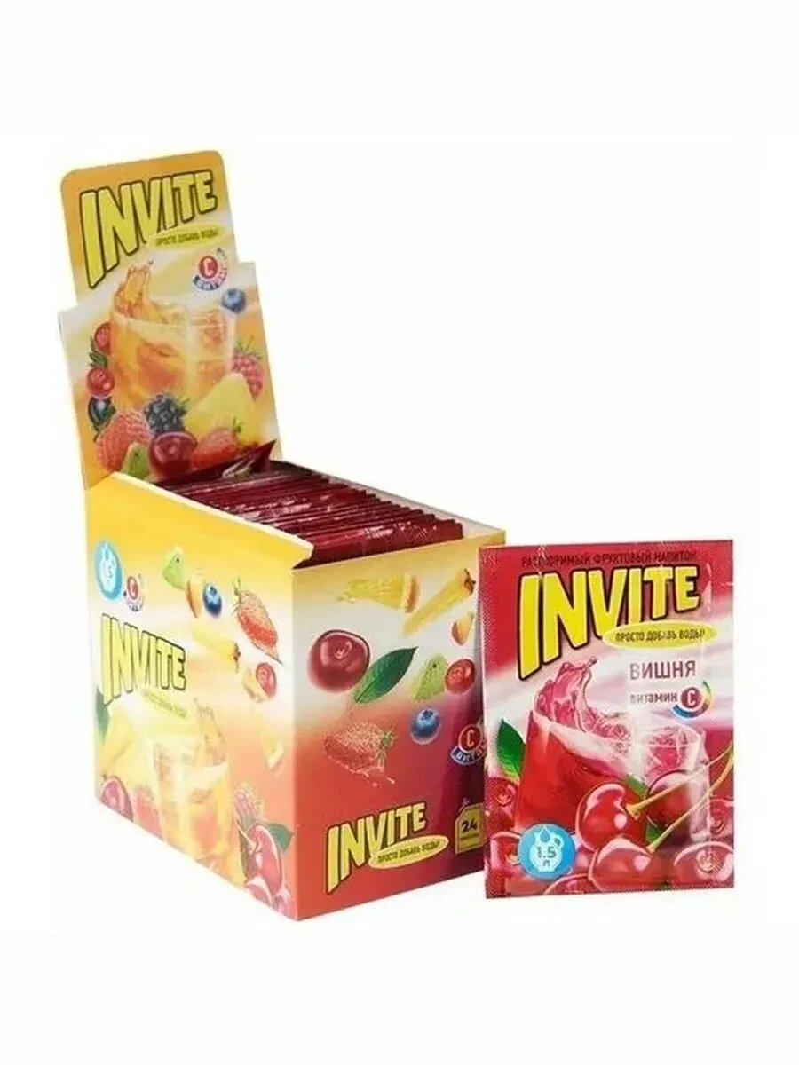 Канди Клаб Растворимый напиток инвайт Вишня 24*12г родом из 90-х!