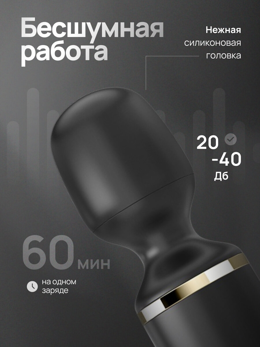 Вибратор Satisfyer Wand-er Woman, мощный, большого размера Сатисфаер Wander, 10 режимов