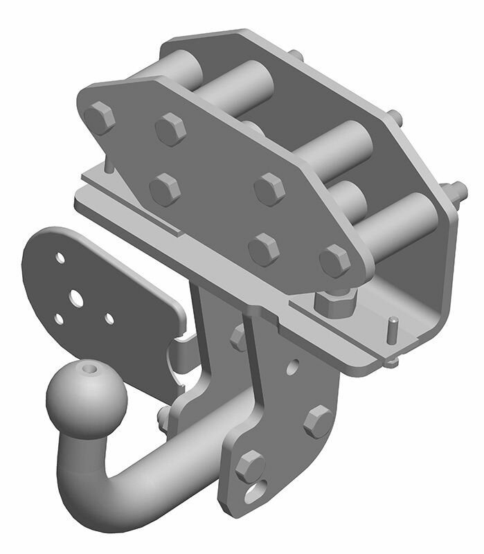 Фаркоп Avtos на TOYOTA Land Cruiser J200 (2007-), LEXUS LX 570 (2007-) TY 19