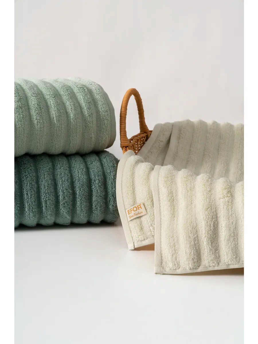 Полотенце махровое для рук и лица - набор 3 шт, Турция