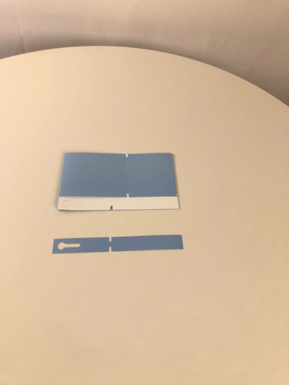 Садовые бирки Петельки 20*165 мм голубые 25 шт.