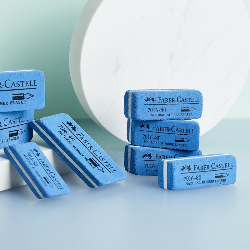 Faber-Castell, Matte Eraser, Sand Eraser, 7016-80 Small Size, Pack of 10