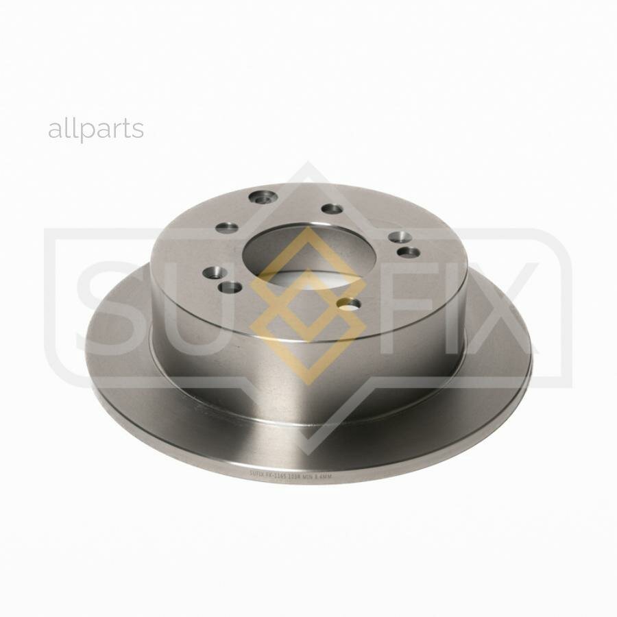 SUFIX FX1165 Диск тормозной невентилируемый (262x10) | зад прав/лев |