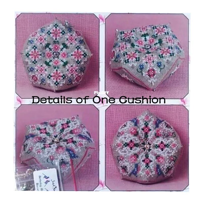 Набор для вышивки крестом "Biscornu", хлопок, хаки