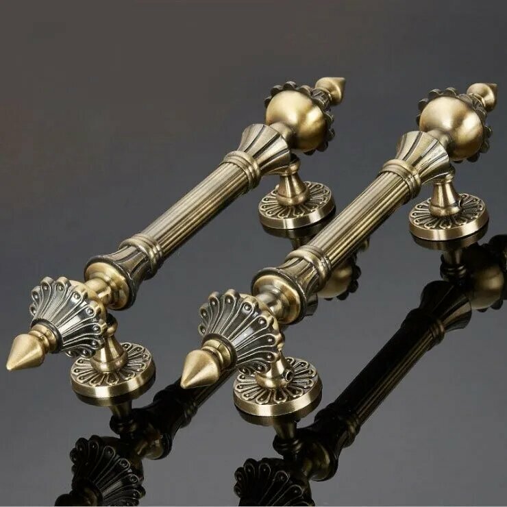 Дверная ручка Европейская ретро антикварная ручка раздвижной двери