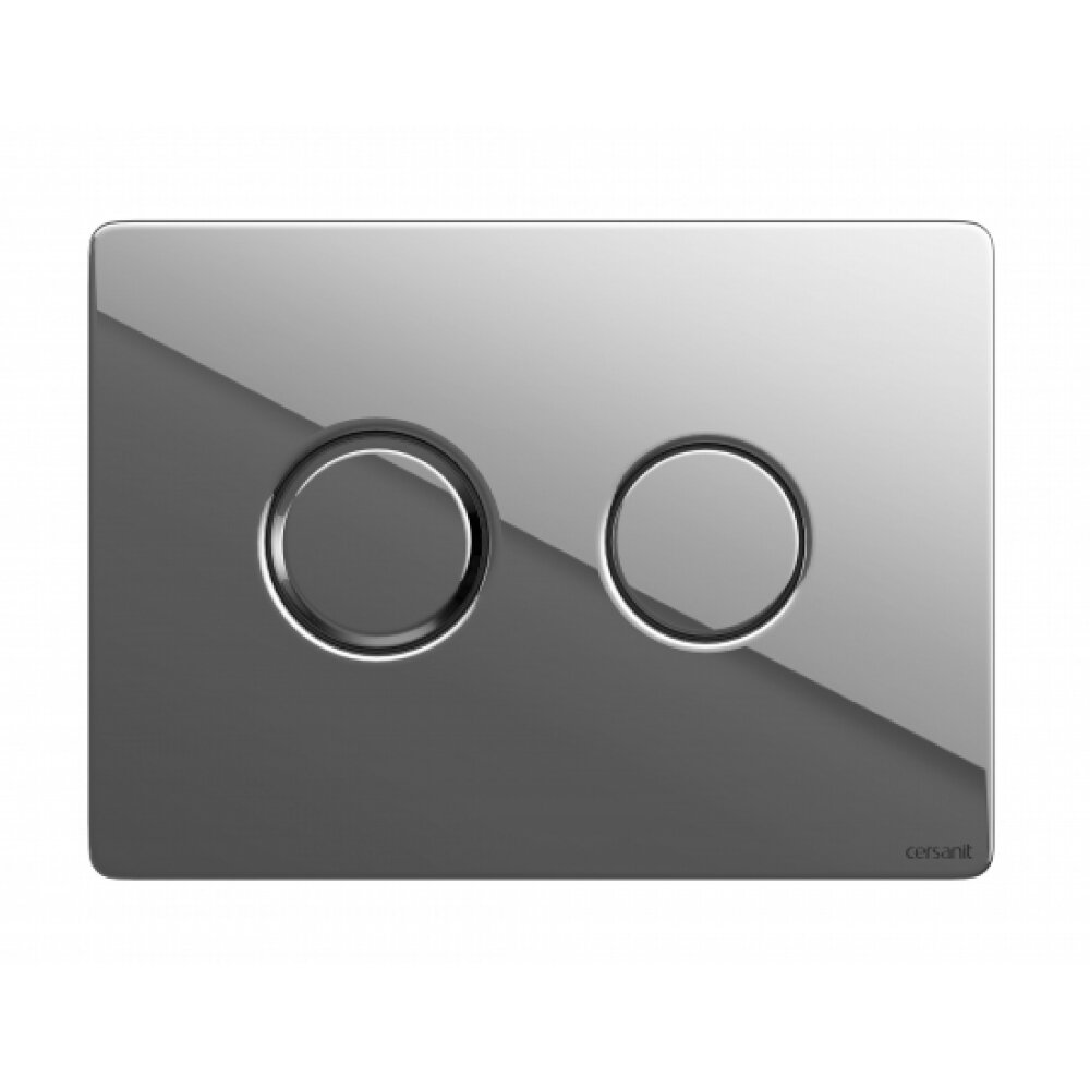 Пневматическая кнопка Cersanit ACCENTO для AQUA 50, пластик, хром глянцевый P-BU-ACN-CIR/Cg