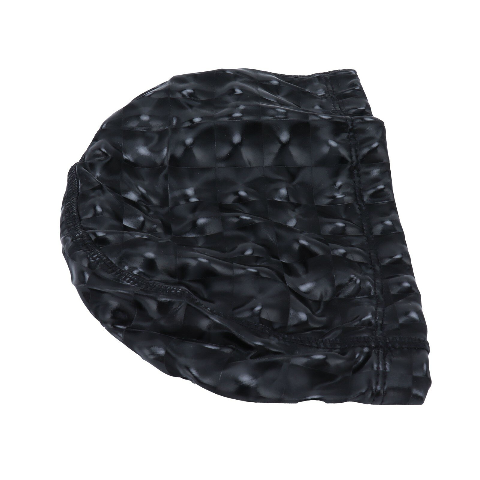 Шапочка для плавания яркого цвета, водонепроницаемая шапочка для плавания с горячими источниками, шапочка для плавания с горячими источниками для мужчин и женщин, жемчужно-черный цвет