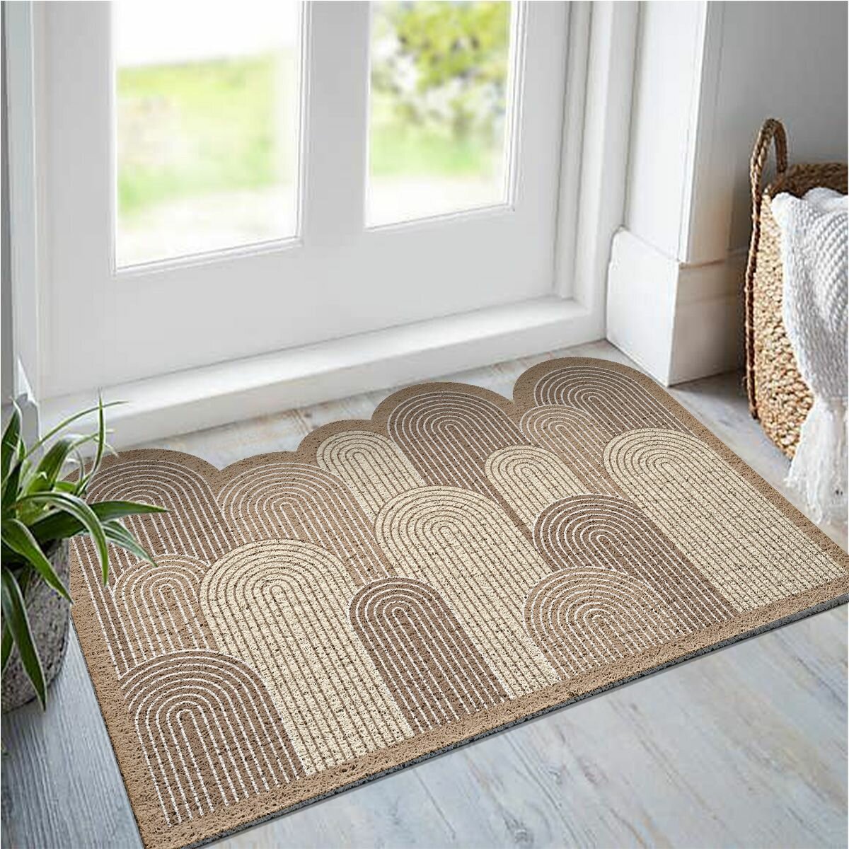 Коврик придверный Коврики для пола, грязеотталкивающие, пылезащитные, нескользящие, износостойкие коврики для пола