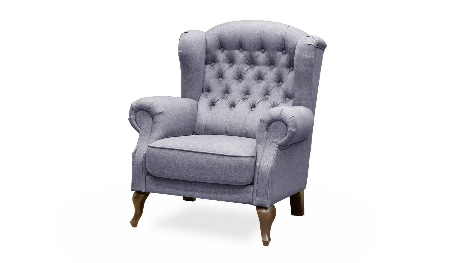 Кресло Адара Strong Plus 04 NEW 83x85x100 см, фиолетовый Рогожка, нераскладной Фиеста