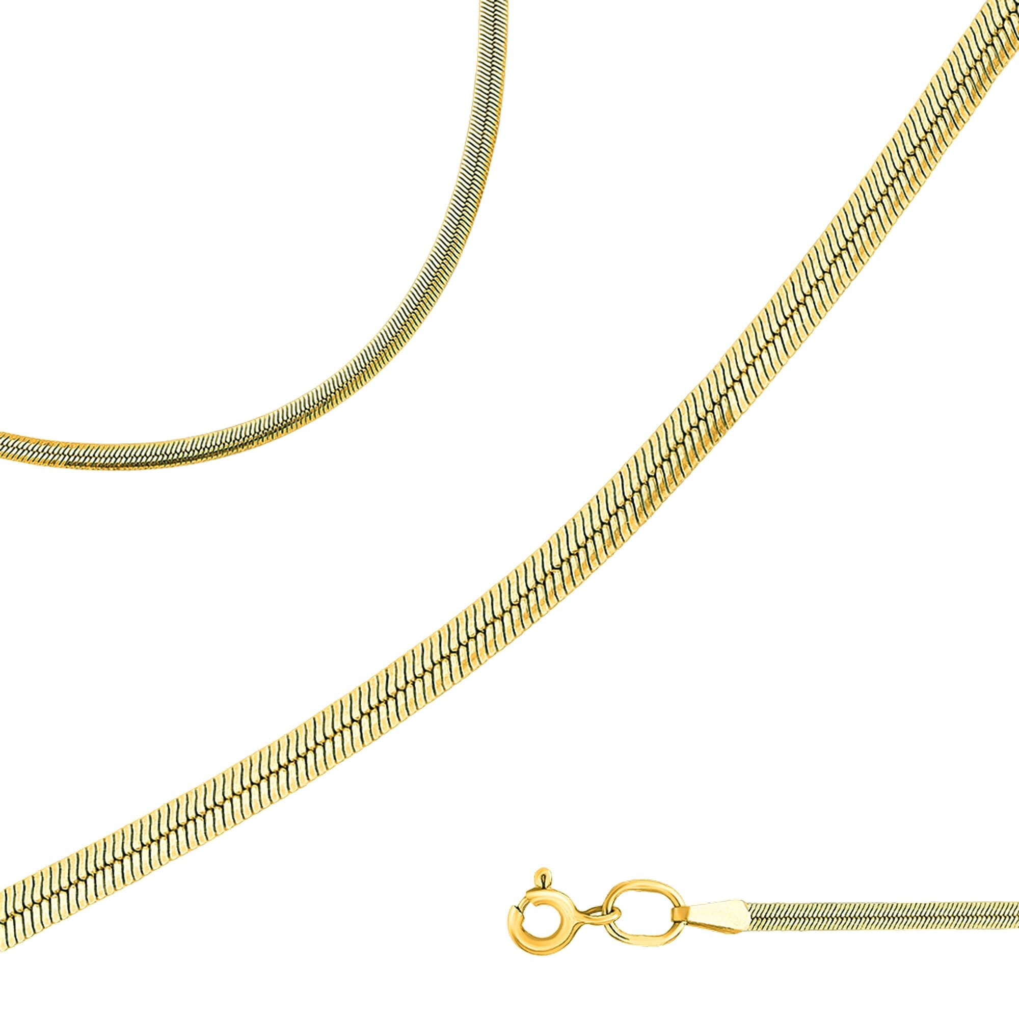 Цепь желтое золото, 585 проба