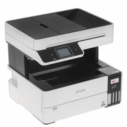 МФУ струйное Epson L6490 (C11CJ88405) белый - цветной, A4, 4800x1200 dpi, ч/б - 17 стр/мин (A4), RJ-45, USB Type-B, Wi-Fi