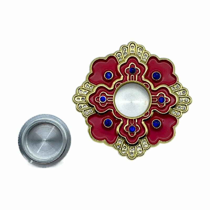 Православный крест из металла Gold With Blue