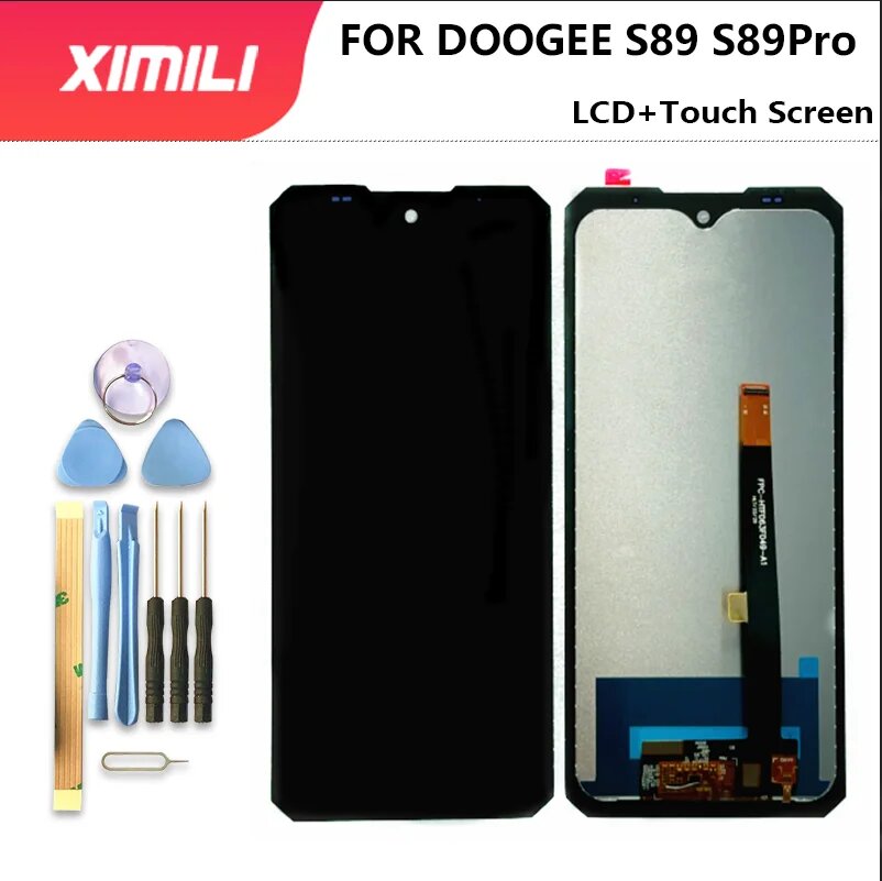 6,3 дюймовый ЖК-дисплей DOOGEE S89 S89PRO + кодирующий преобразователь сенсорного экрана в сборе 100% протестирован на замену S89 PRO