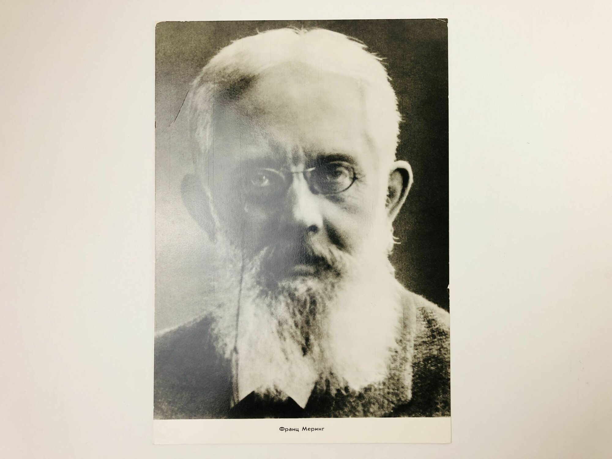 Портрет. Франц Меринг. Немецкий философ и историк