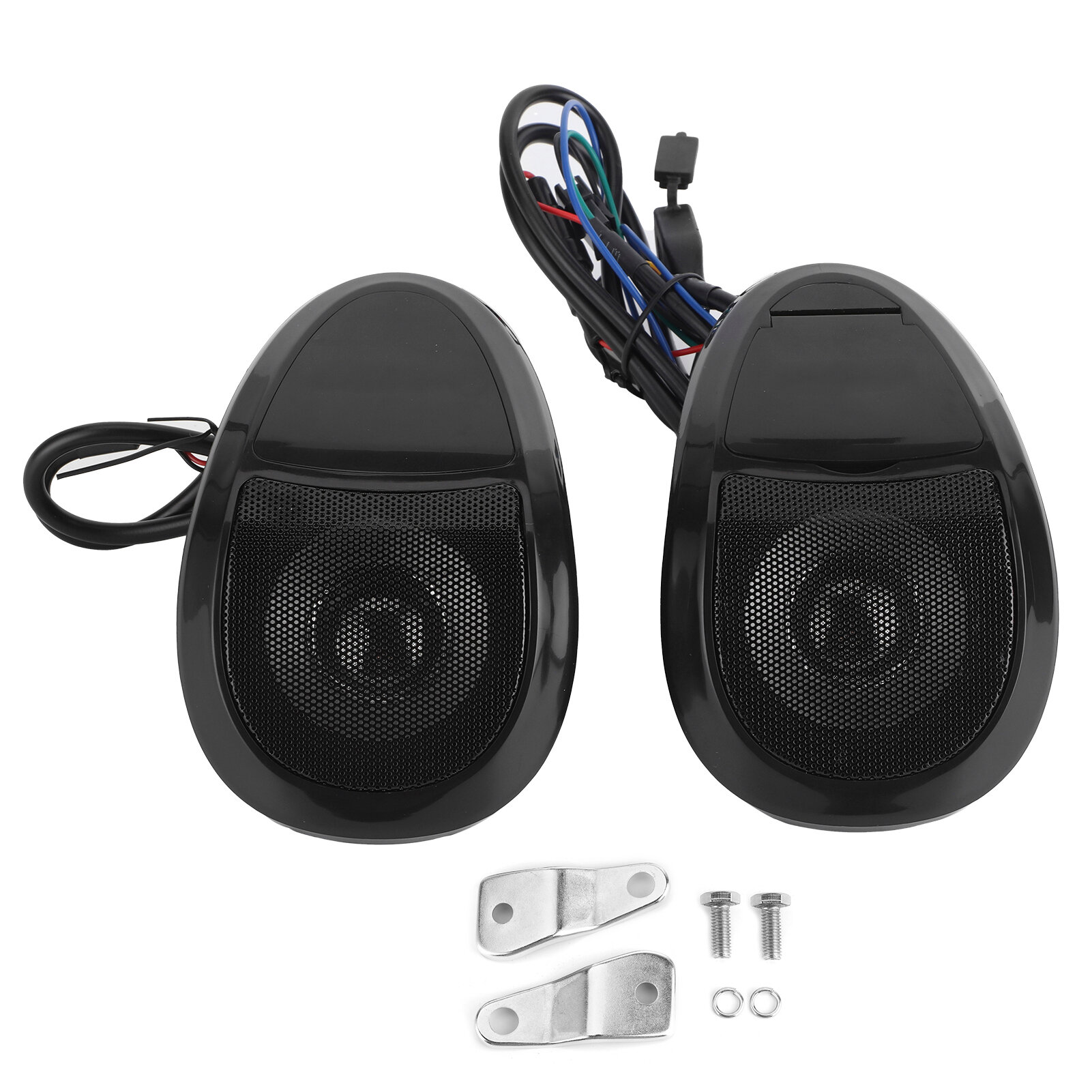 12 В мотоцикл Bluetooth -динамик MP3 Музыкалист Усилитель с Light Universal для ATV UTV