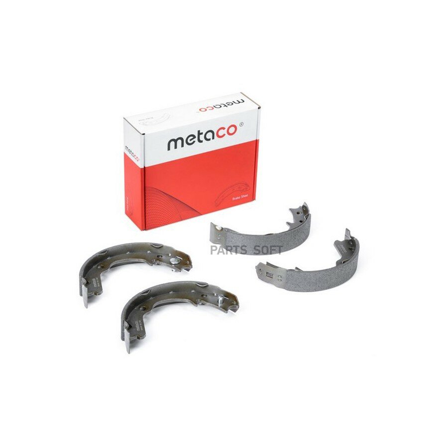 METACO Колодки ручного тормоза к-кт Subaru Forester (S11) (2002-2007), Subaru Impreza (G11) (2000-2007)