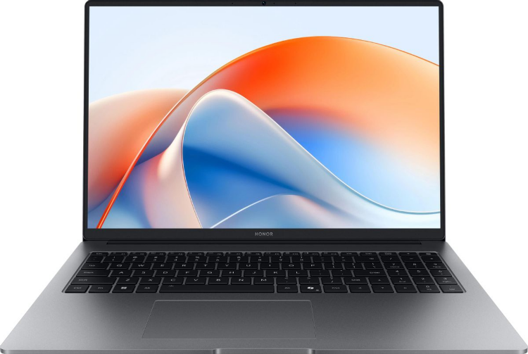 Ноутбук HONOR MagicBook X16 Plus Core i5 220H 2 ГГц, 16,1" 2.5K IPS, 16 ГБ, 1 ГБ, Iris Xe Graphics, W11, grey