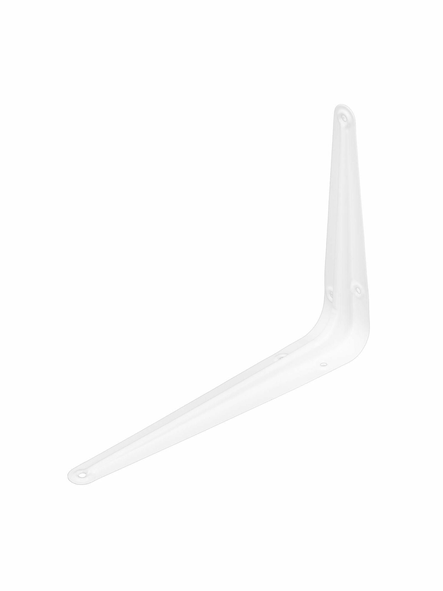 Кронштейн угловой с ребром, 150х200 мм, белый Сибртех 93952