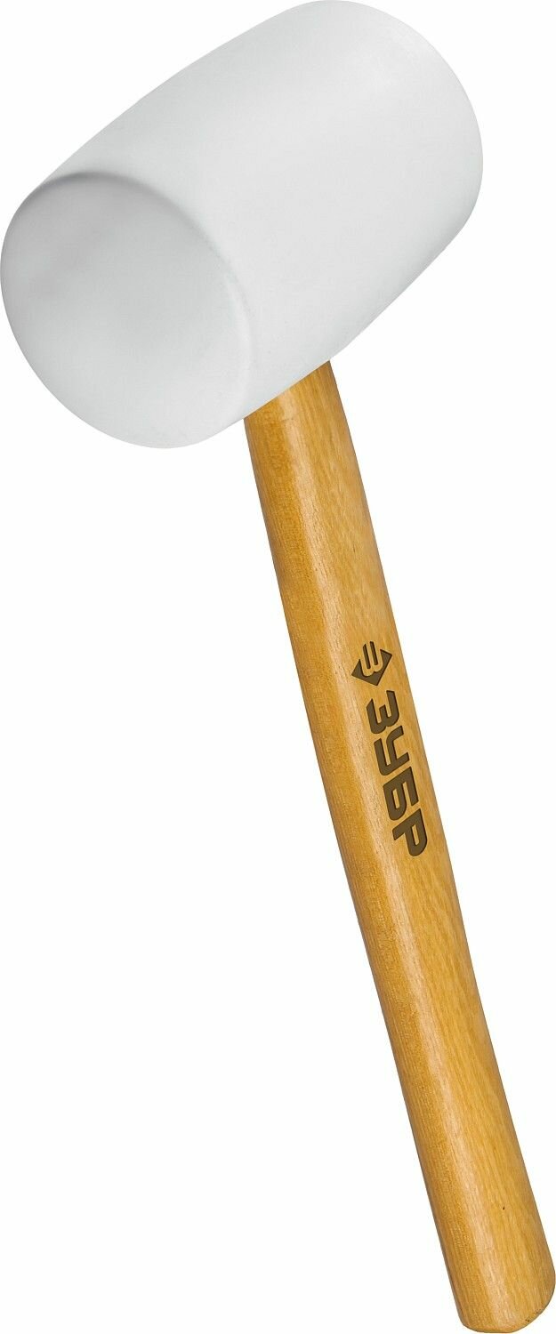 Резиновая киянка ЗУБР, 340 г, белая 20511-340_z02