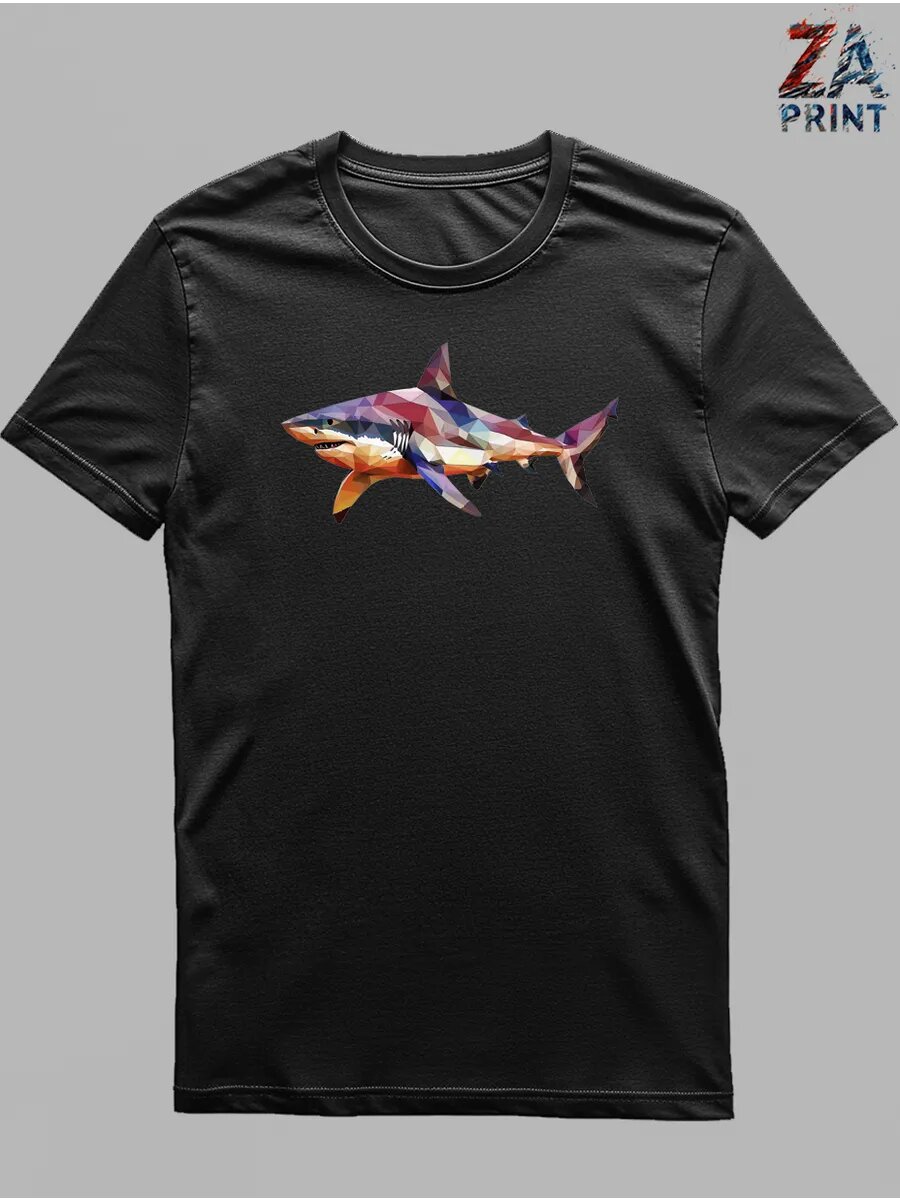 Футболка красивая акула