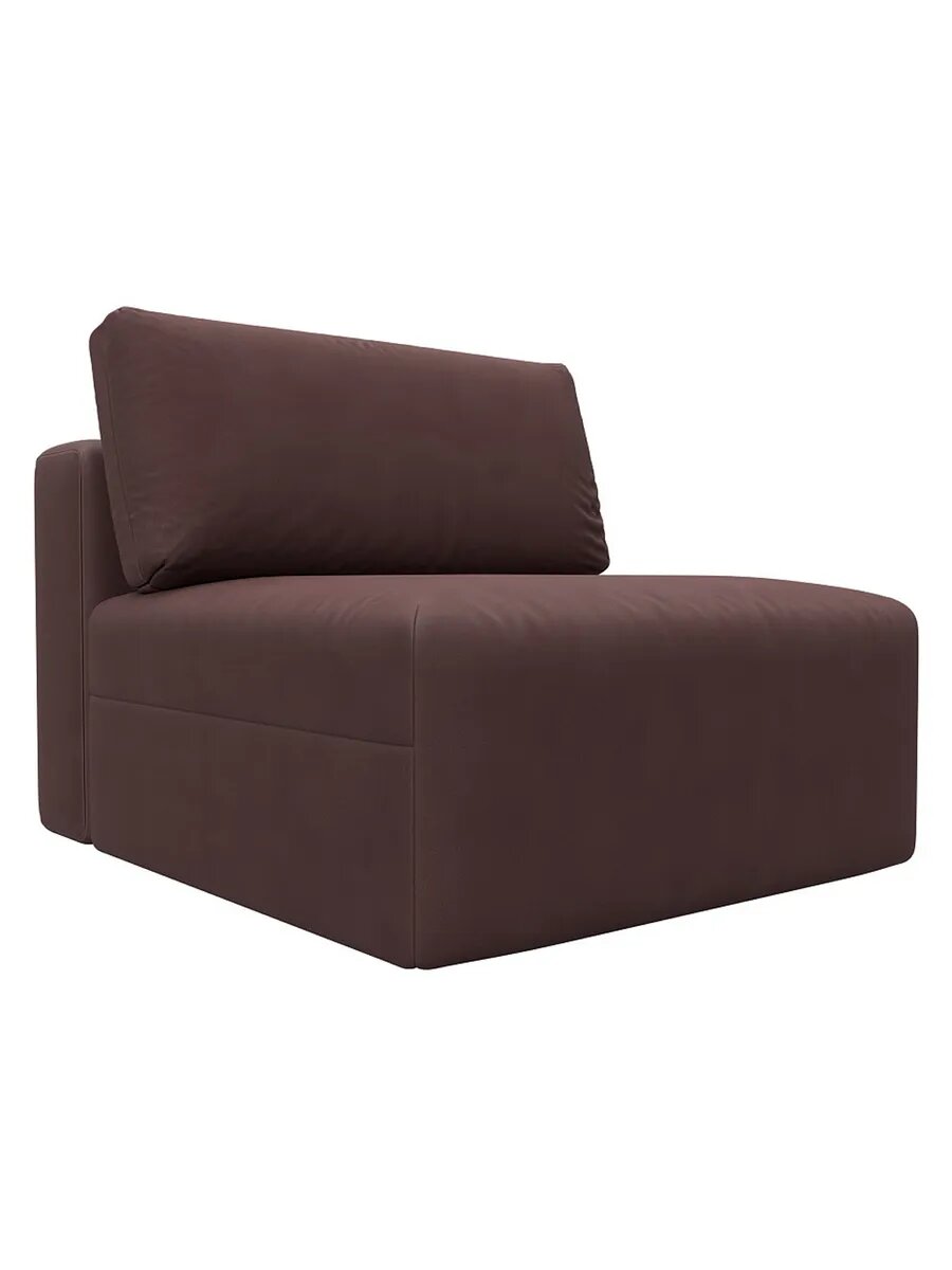 Модуль диван из модульного набора Лего, с ящиком для белья, замша