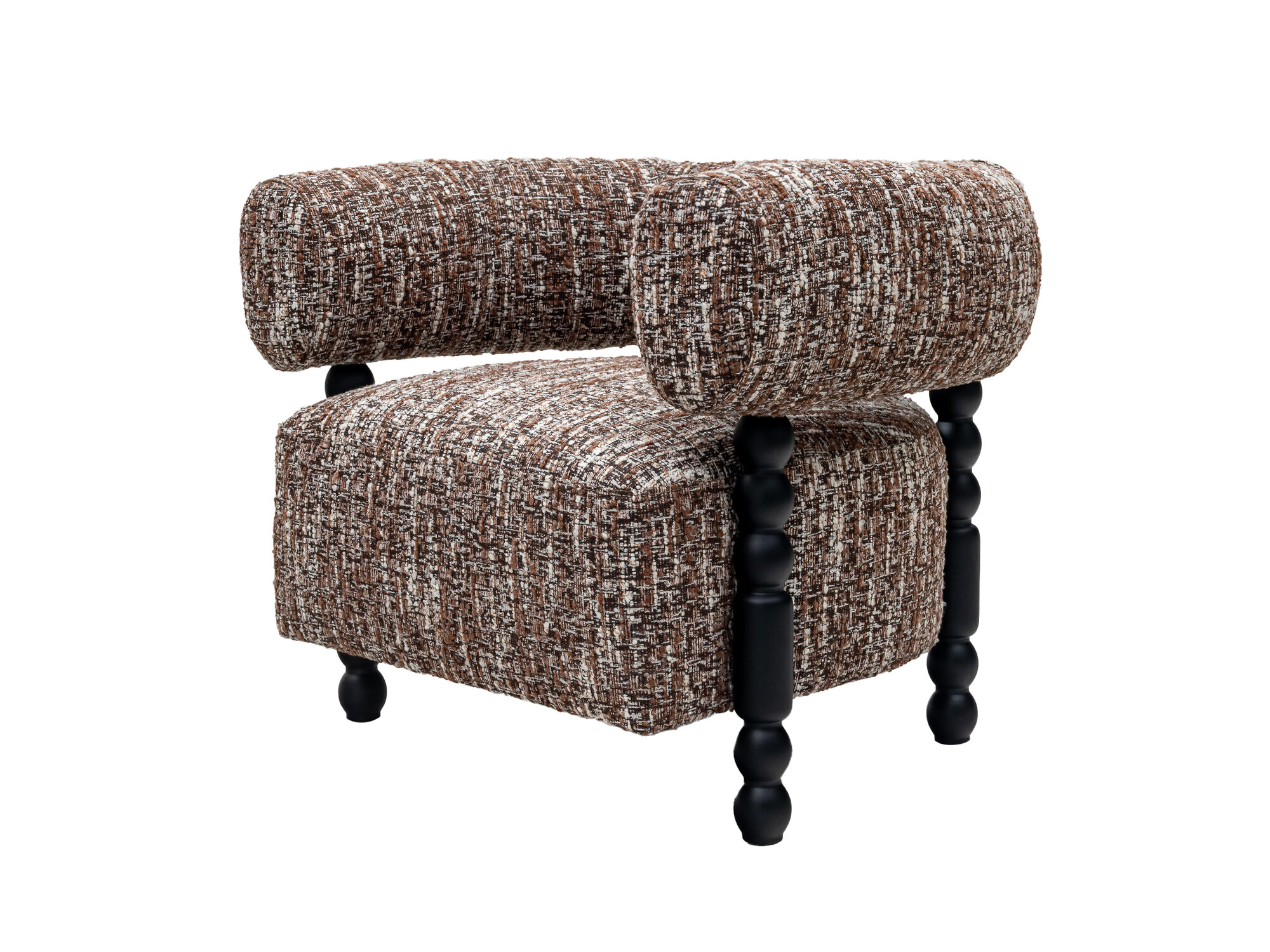 Кресло Bendigo, Каркас - березовая фанера, Наполнитель - ППУ, Ножки - каучуковое дерево, Обивка - ткань (состав: