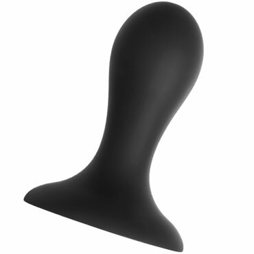 Erotist Hidro S, чёрная Анальная втулка с подвижным шариком внутри