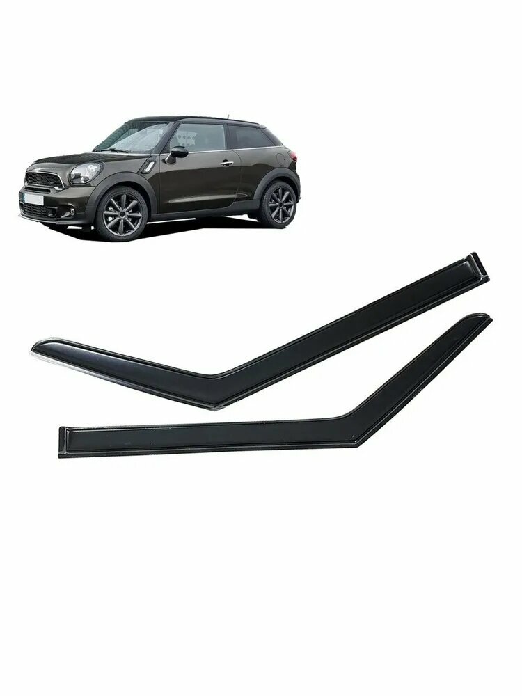 Для MINI Paceman 2013-2016 R61 ветровые дефлекторы, защита от дождя, дверной козырек, вентиляционные шторы