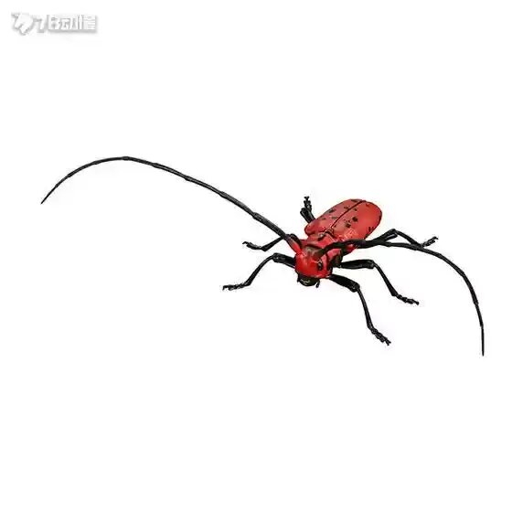 Bandai Gashapon Longhorn Beetle Фигурка Красный, red