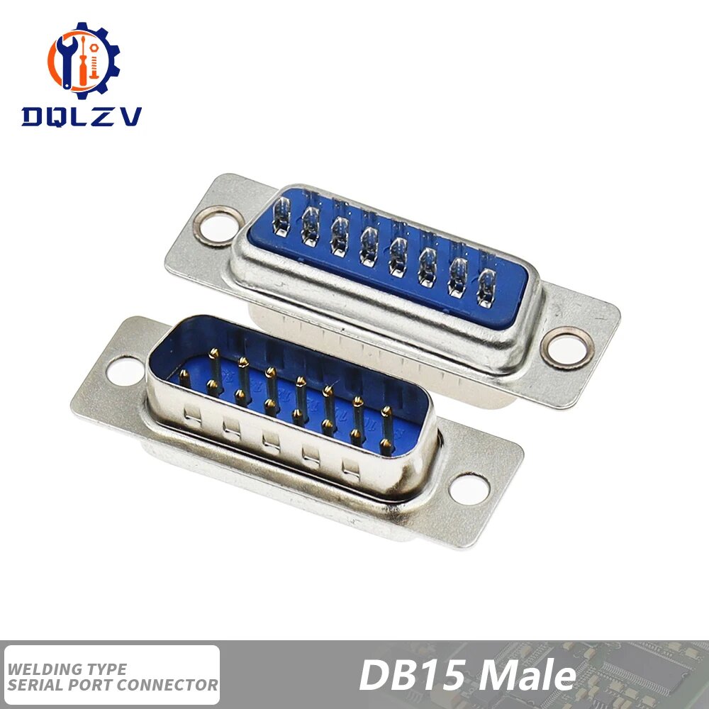 DB15 DB25 DB9 DB37 Адаптер разъемов DQLZV 5PCS, DB15 Male