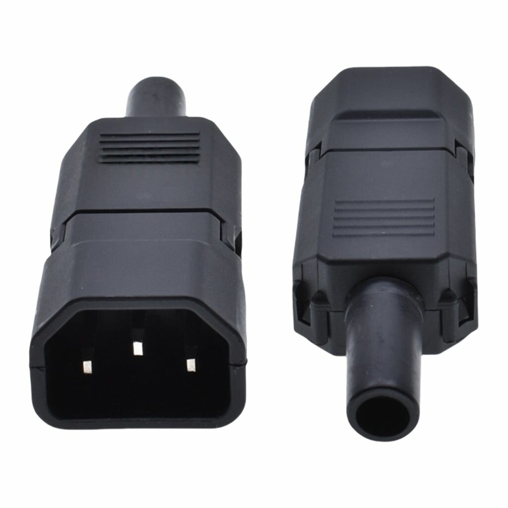 Пара быстросъемных разъемов питания C13 10A 250V