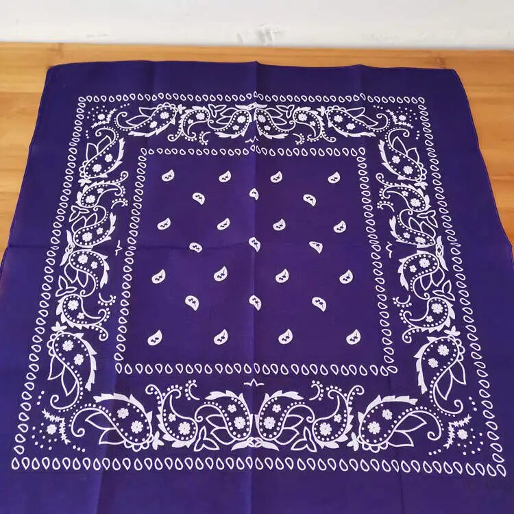 Фиолетовая бандана хлопковая, Color: S Dark Purple