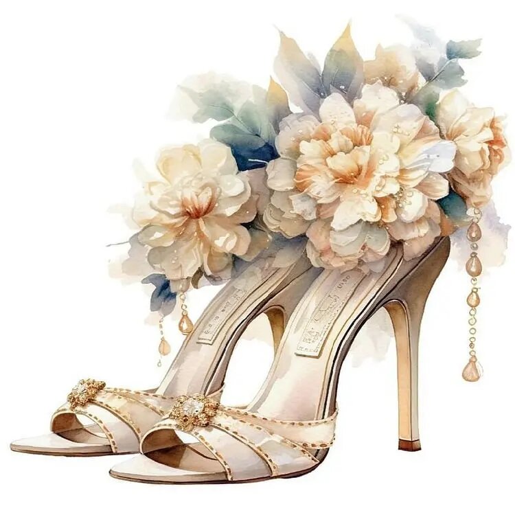 HUACAN набор для вышивки крестом цветы 11CT/14CT 50x50cm, 3061, 11CT picture printed