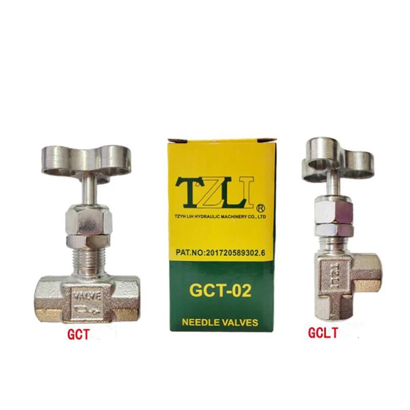 Аксессуары для гидравлической станции. Опорный клапан. Игольчатый клапан. Гидравлический буферный клапан, 1/4", GCT, ZG