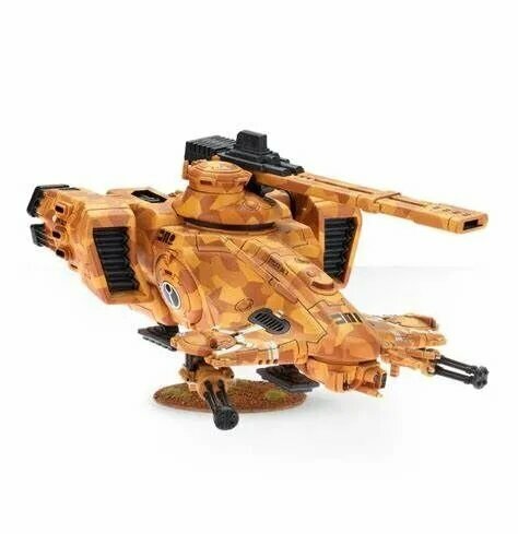 Смола Миниатюра Warhammer 40000 титана Tau Hammerhead Gunship / миниатюр для настольной игры Упражнения для раскрашивания