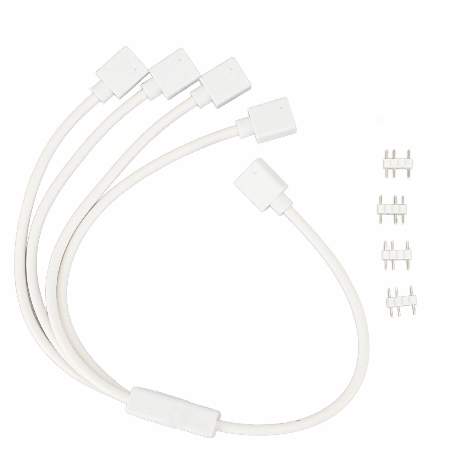 Кабель-разветвитель ARGB 1-to-4, 5V 3-pin, белый