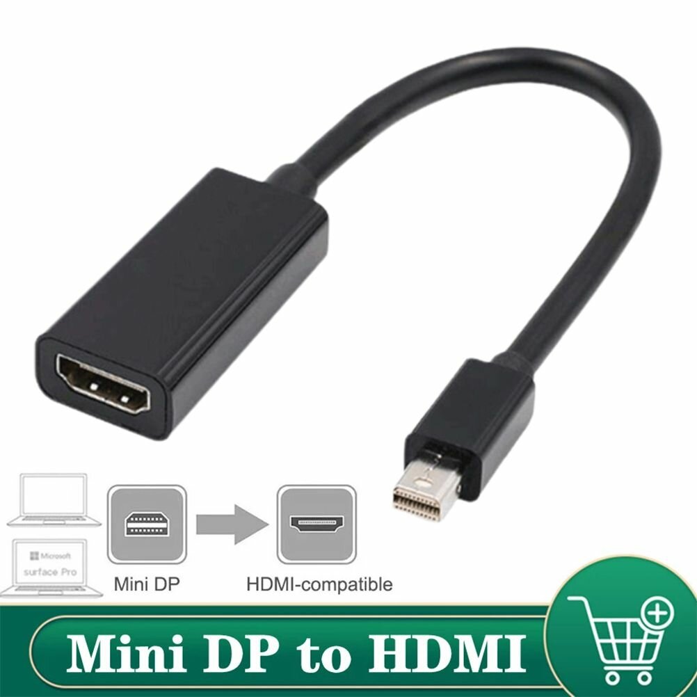Кабель-адаптер Mini DP - HDMI — фото 1