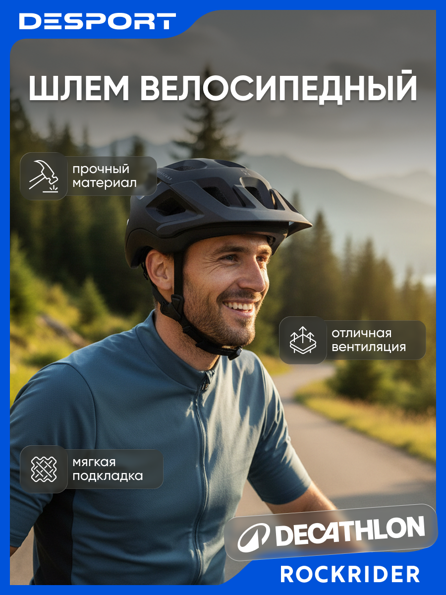 Горные велосипед ST 500 Rockrider X Decathlon, размер L, 17 отверстий, черный