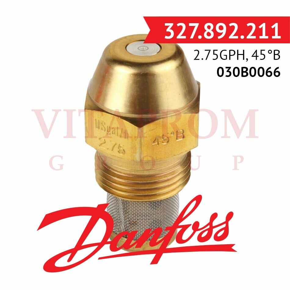 Форсунка Danfoss 2.75GPH, 45B, 030B0066 — фото 1