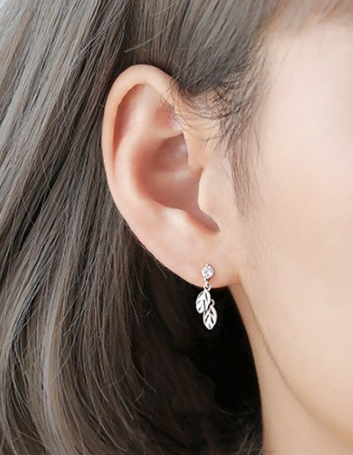 Серьги с подвесками, пусеты, циркон