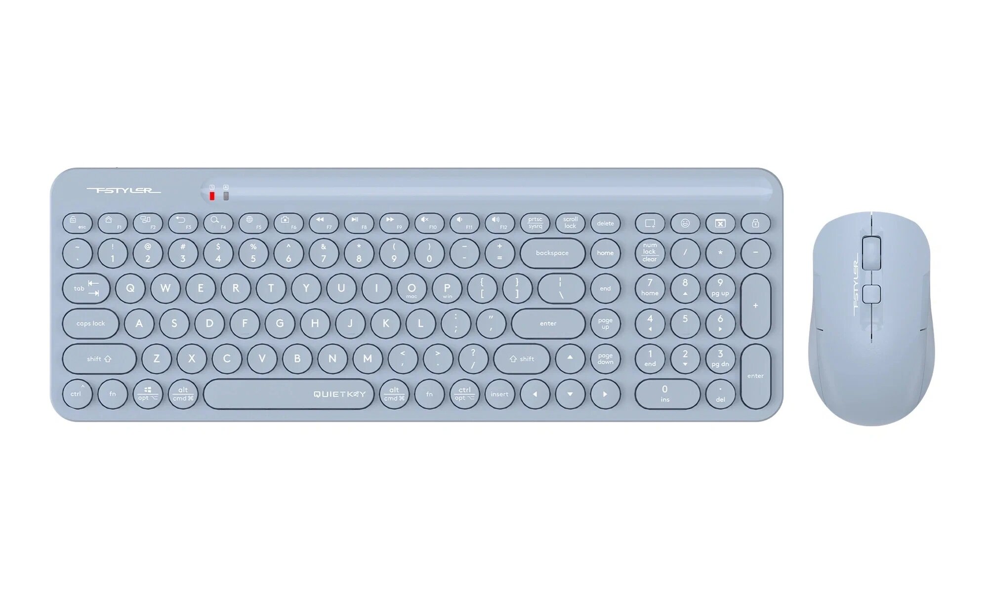 Комплект клавиатура+мышь A4Tech Fstyler FG3300 Air2 синий/синий