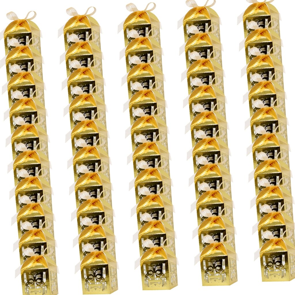 Картонные коробки в стиле Масок Для Свадебных торжеств Идеально подходят для Конфет и закусок