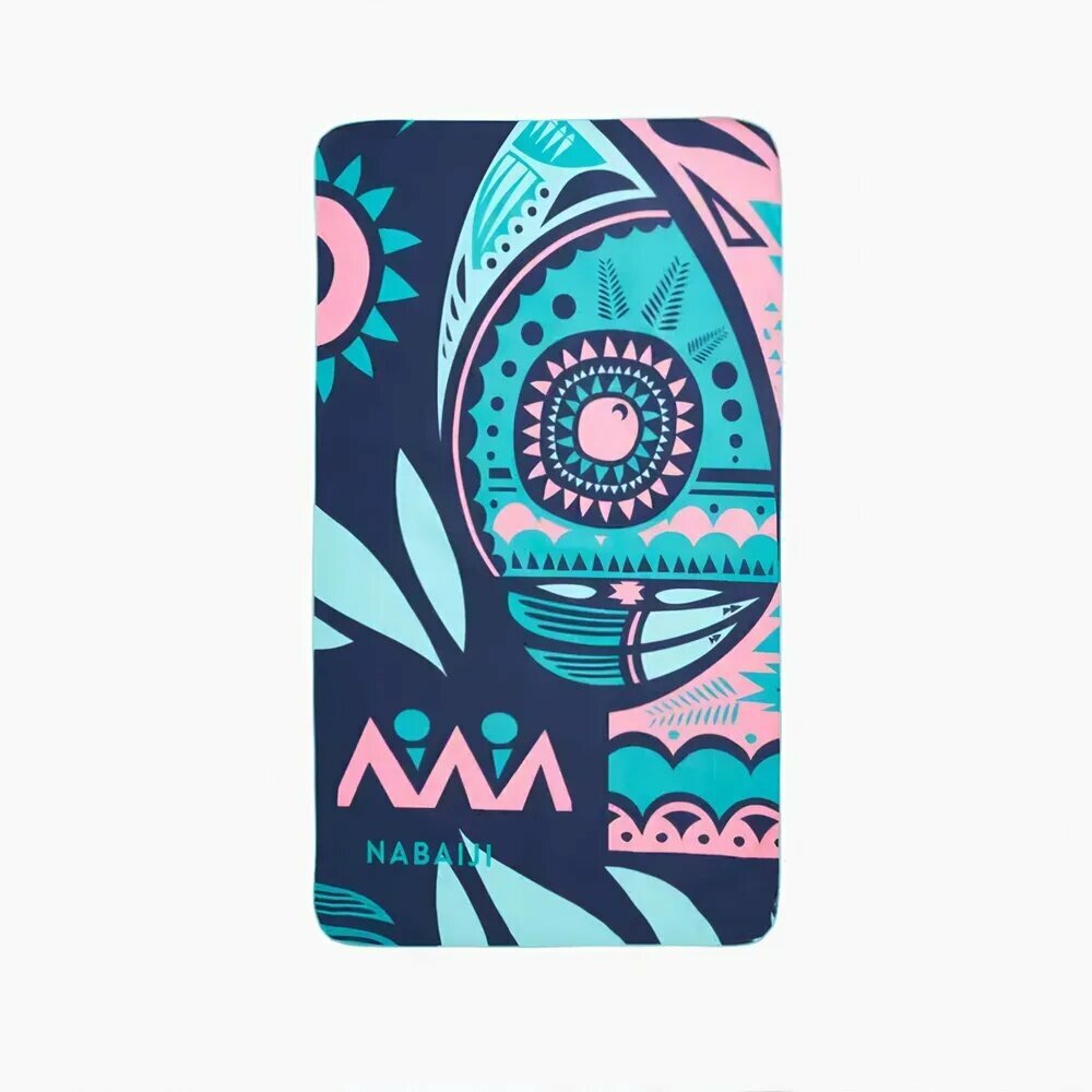 Спортивное полотенце из микрофибры L 80x130см Nabaiji розовое
