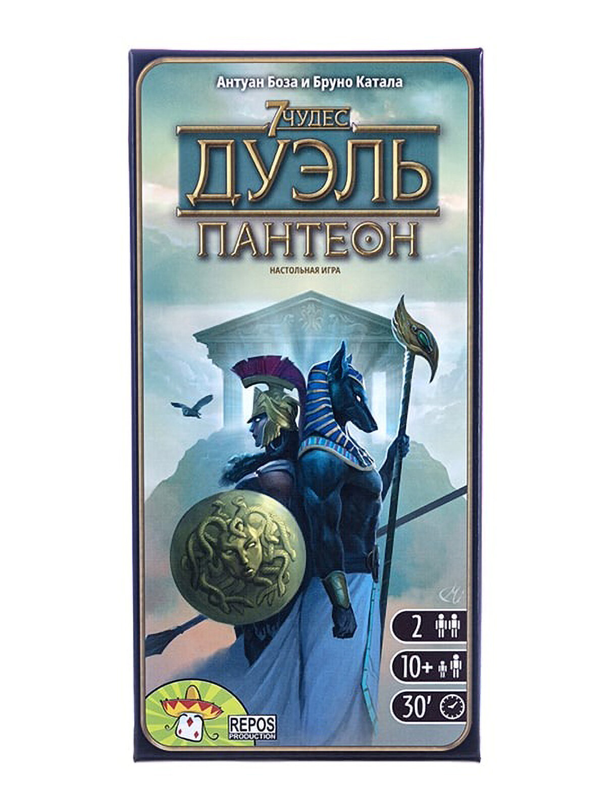 Дополнение для настольной игры Стиль Жизни 7 Чудес. Дуэль: Пантеон