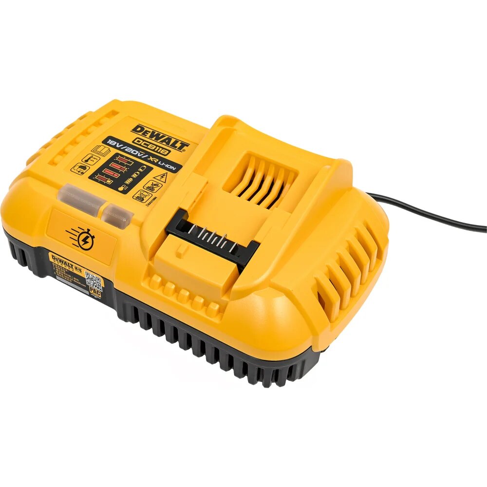 Универсальное зарядное устройство DEWALT DCB Li‑Ion FLEXVOLT DCB118‑A9, профессиональное Li‑ion с слайдер‑конструкцией