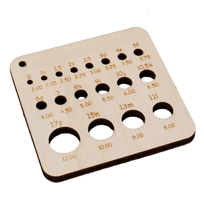 Линейка для вязания деревянная, Стиль D