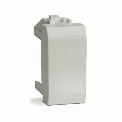 Заглушка DKC BRAVA, 1 модуль, белая, пластиковая