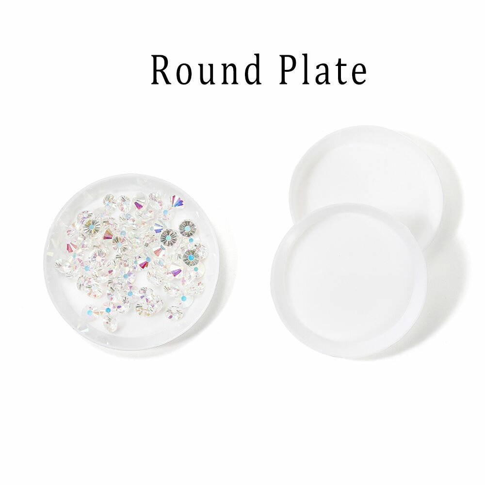 Органайзер-лоток для бисера и страз круглый- набор 10 штук.