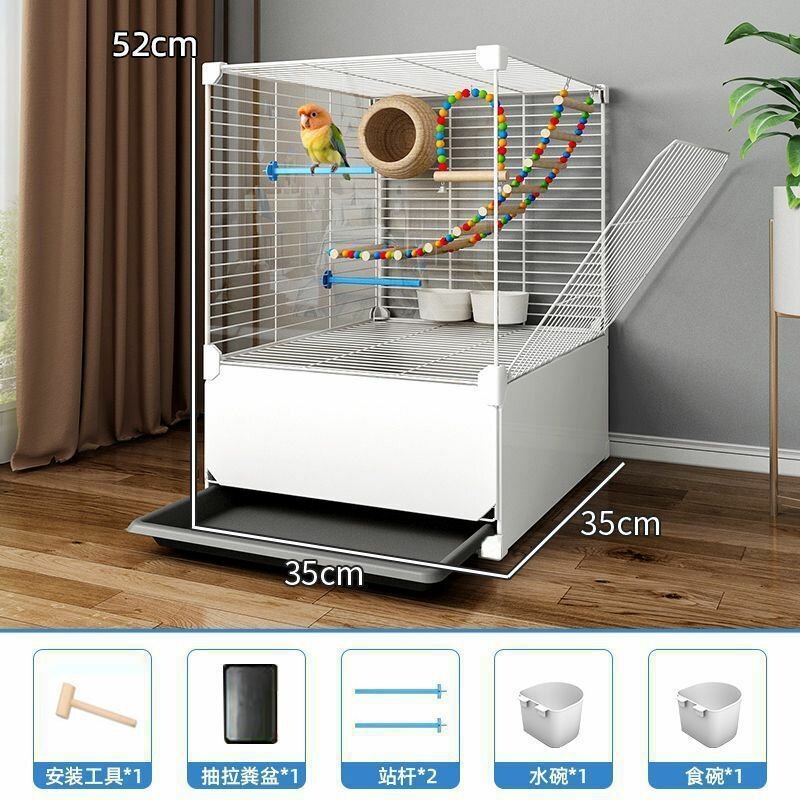 Клетка для птиц, клетка для попугаев, клетка для волнистых попугаев, клетка для корелл, большая роскошная вилла, маленькая клетка для птиц, защищенная от солнца, для домашнего использования