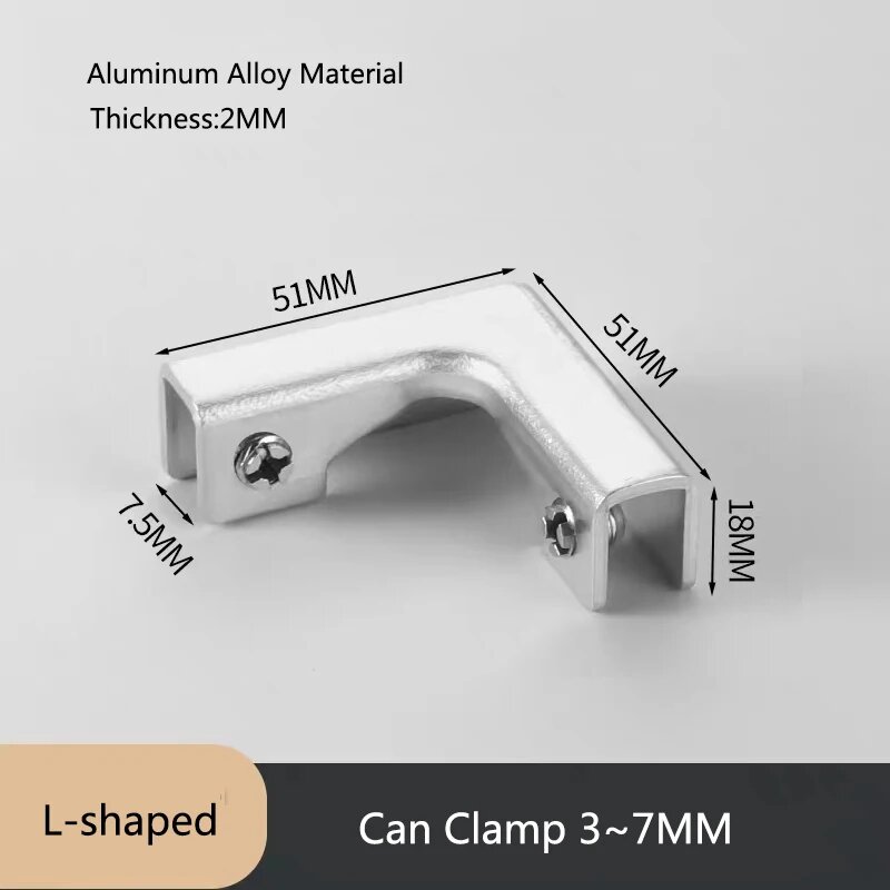 Зажим для стекла ZHIYANG L 7.5MM